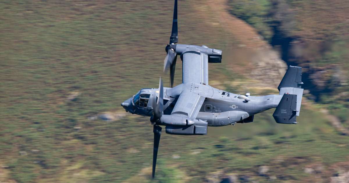 USAF V-22 Osprey Low-Level - Lake District - Andrew Hawkes